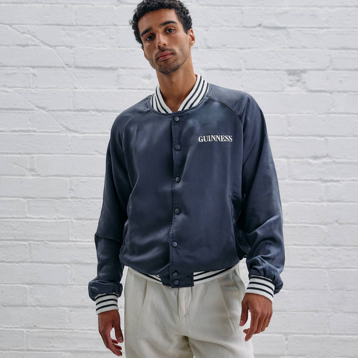 Guinness Hand Drawn Toucan Grey Varsity Jacket – Guinness Storehouse